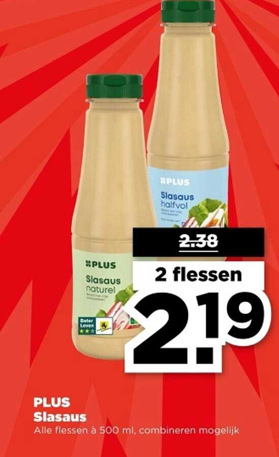 Plus Slasaus aanbieding bij PLUS
