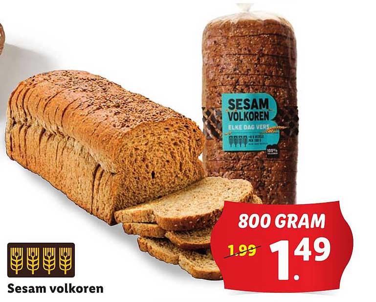 Sesam Volkoren aanbieding bij Lidl