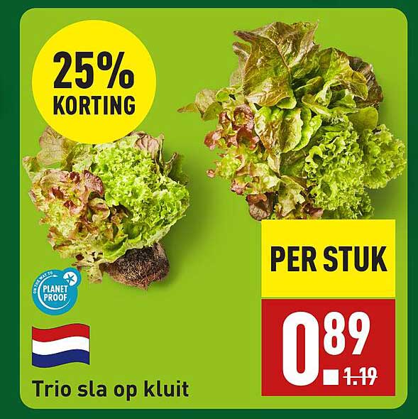 Trio Sla Op Kluit Aanbieding bij ALDI - FolderFeest.nl
